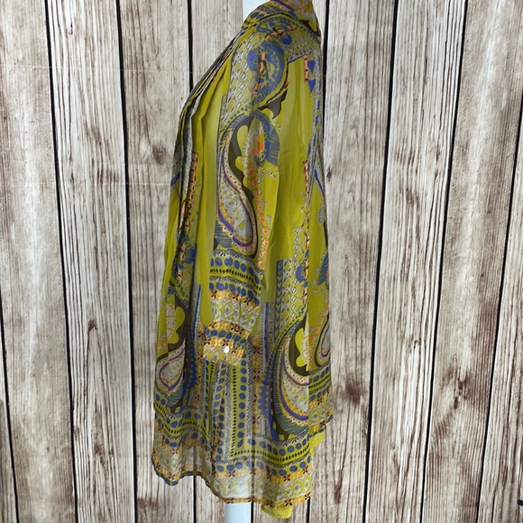 Anama | Tops | Anama Bright Olive Green Button Down Tunic Wcami ...